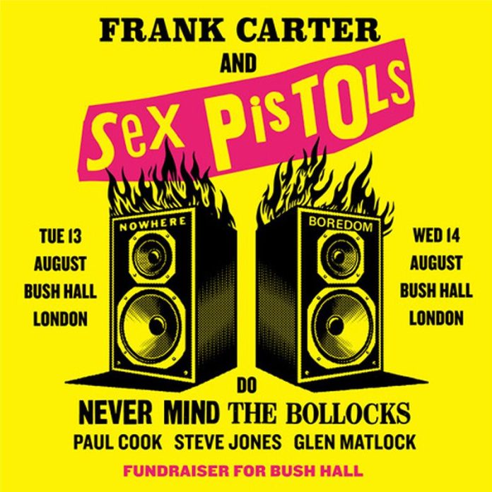 LIVE : Sex Pistols avec Frank Carter au chant - RSTLSS